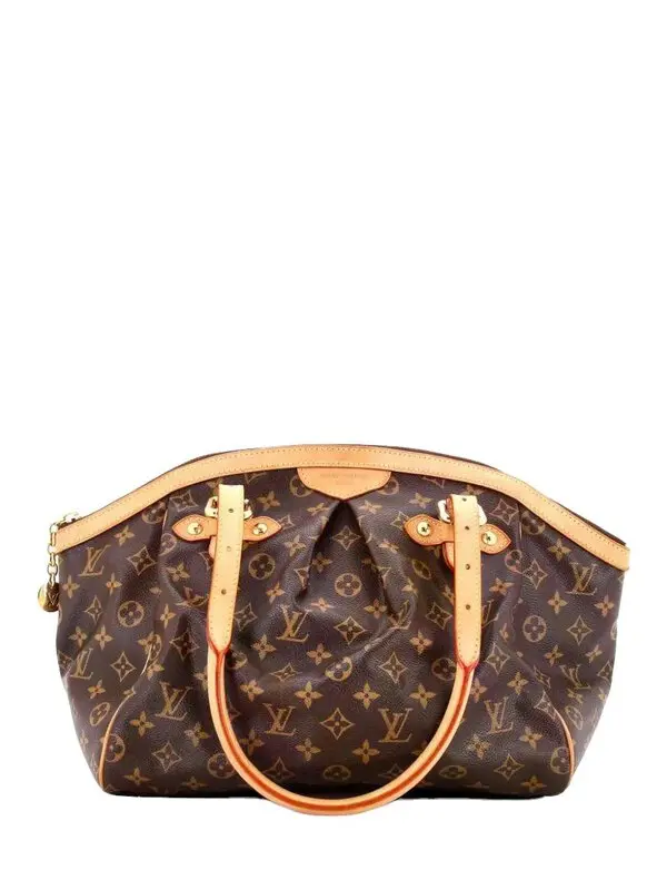 LOUIS VUITTON Tivoli Gm Satchel Handbag Monogram Canvas - Brown