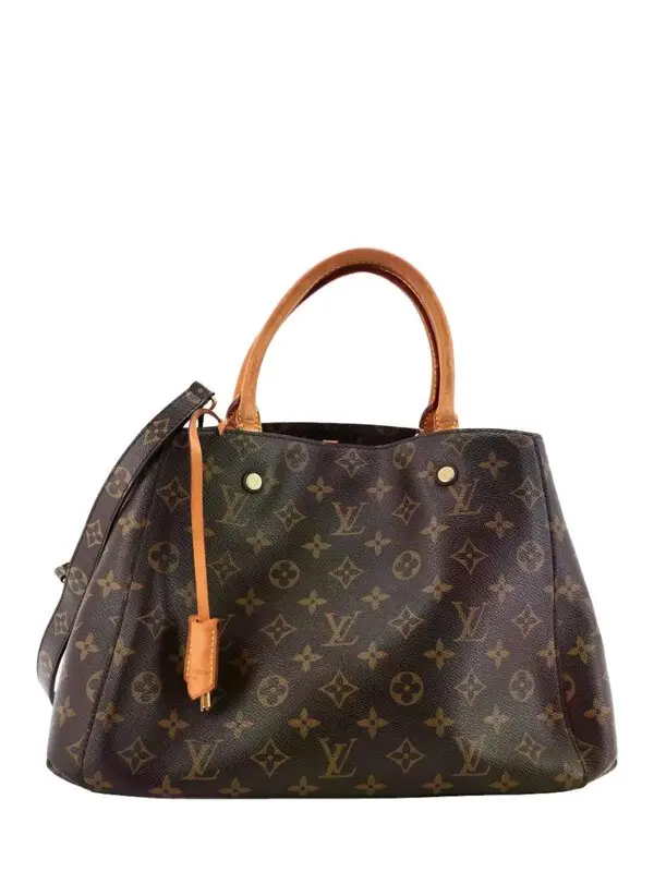 LOUIS VUITTON Montaigne Handbag Monogram Canvas Mm - Brown
