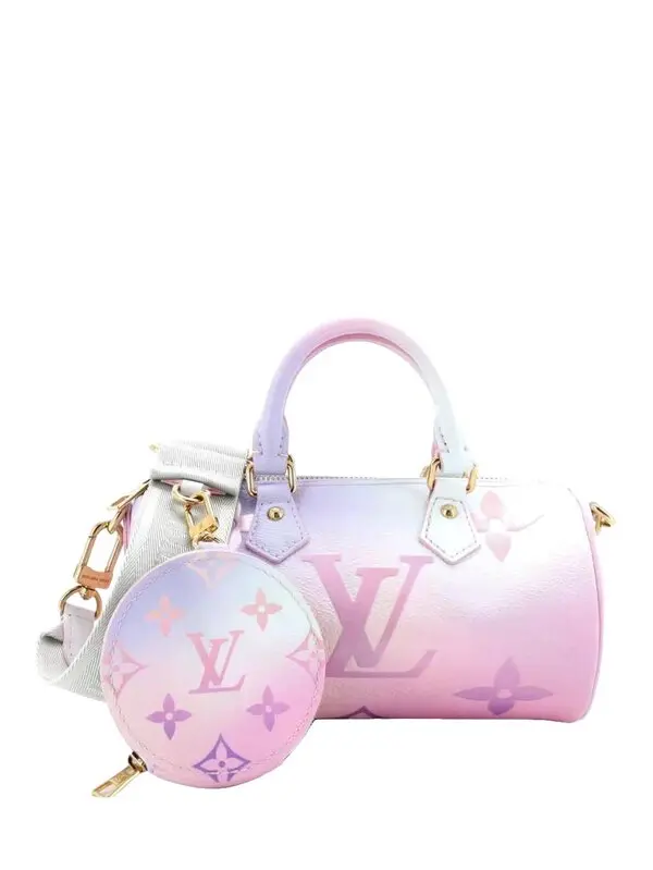 LOUIS VUITTON Papillon Bb Shoulder Bag Monogram Giant Canvas - Pink