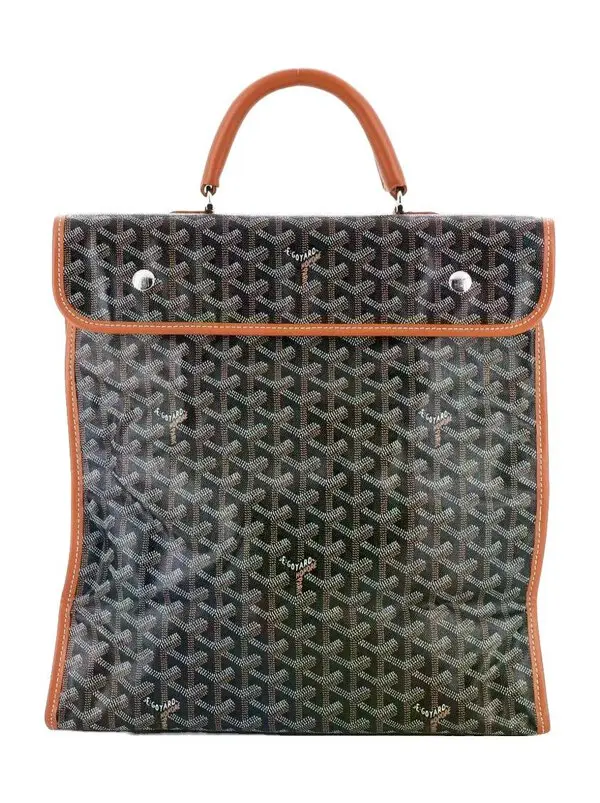 Goyard Sainte Lucie Coated Canvas Satchel - Brown
