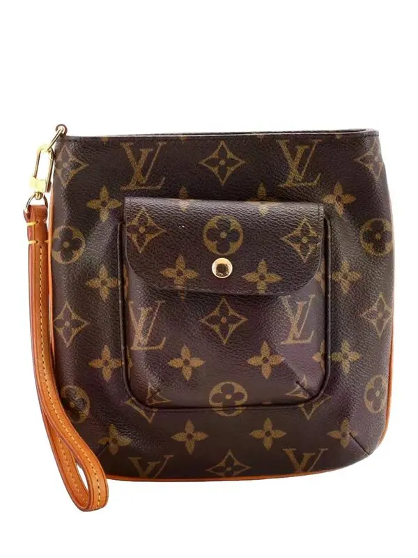 LOUIS VUITTON Partition Wristlet Monogram Canvas - Brown