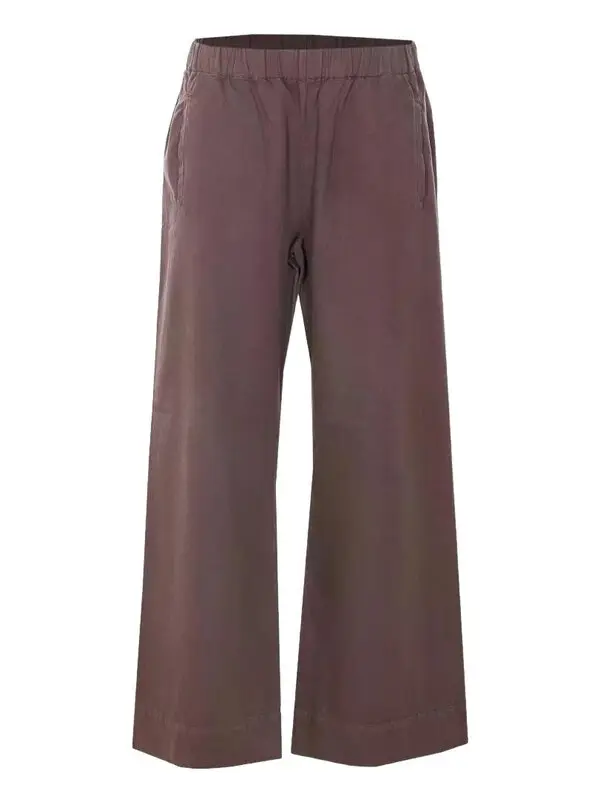 TRUE AVENUE Elasticated Trousers - Brown