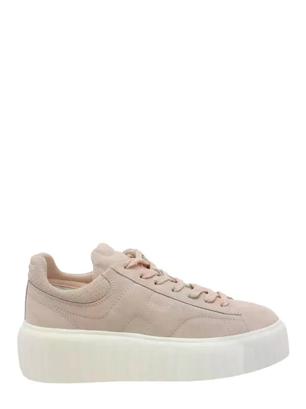Hogan H-stripes Platform Sneakers - Pink