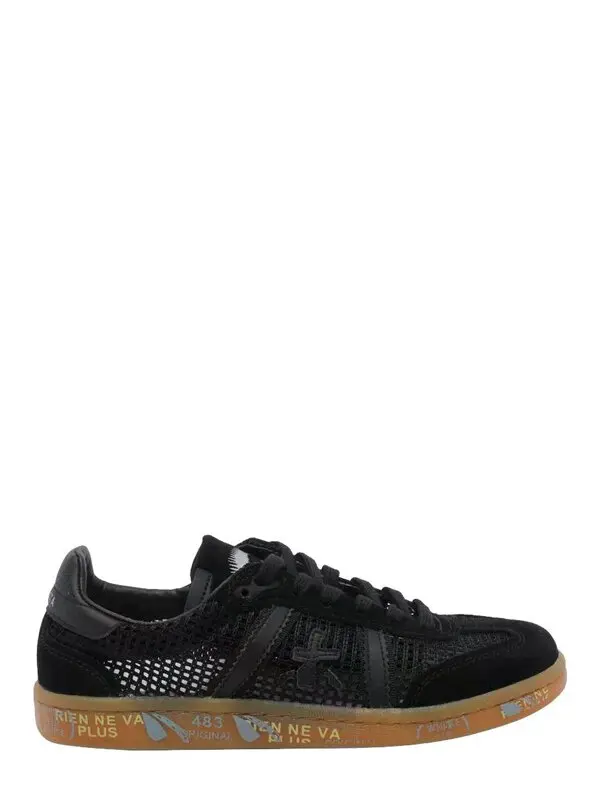 Premiata Bonnie 8286 Round Toe Sneakers - Black