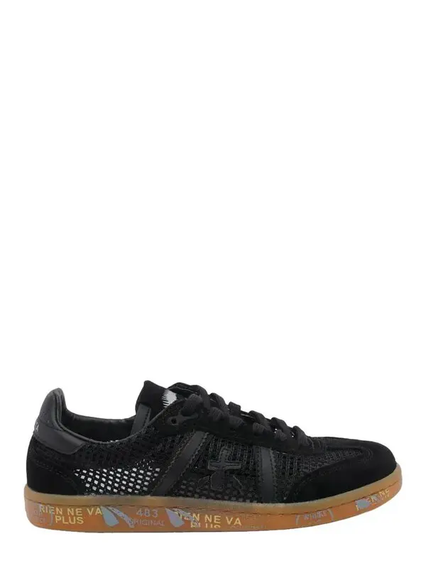 Premiata Bonnie 8286 Round Toe Sneakers - Black