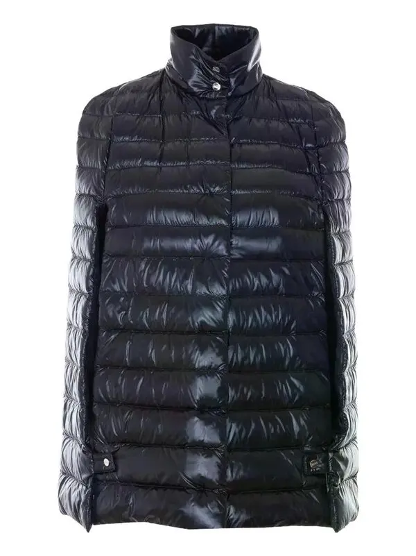 Herno Padded High Neck Coat - Black