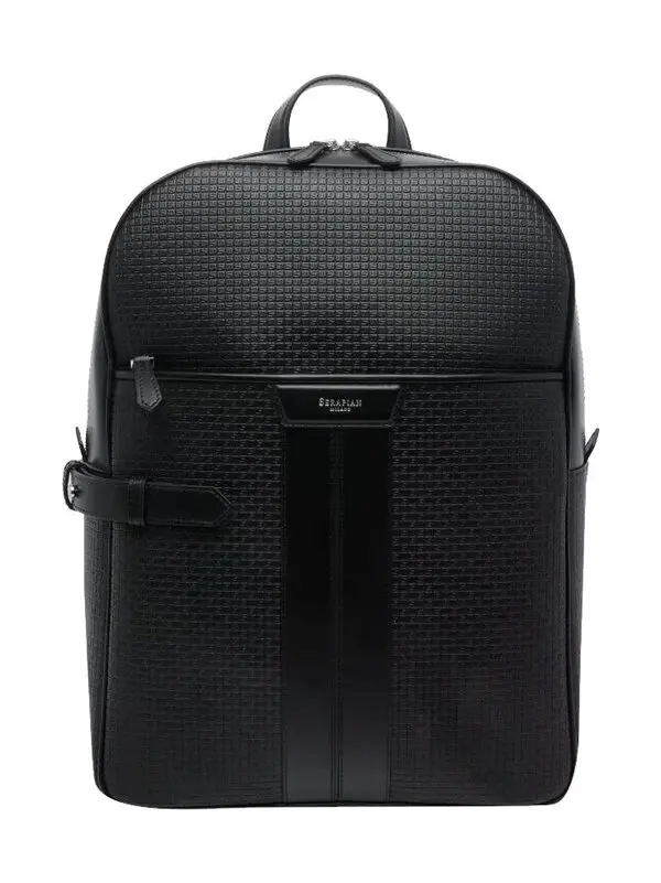 SERAPIAN Stephan Zip Backpack - Black