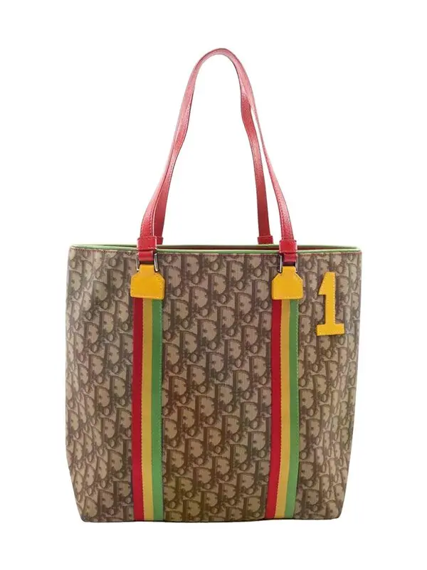 Dior Diorissimo Trotter Rasta Tote Bag - Brown