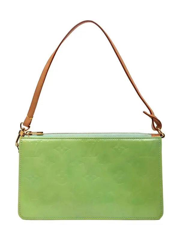 LOUIS VUITTON 2004 Monogram Vernis Pochette Lexington Shoulder Bag - Green