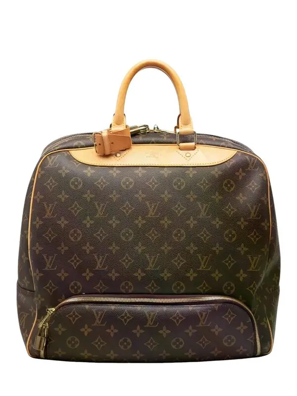 LOUIS VUITTON 2003 Monogram Evasion Travel Bag - Brown