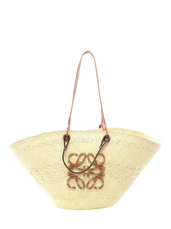 Loewe Large Anagram Basket Tote Bag - Brown