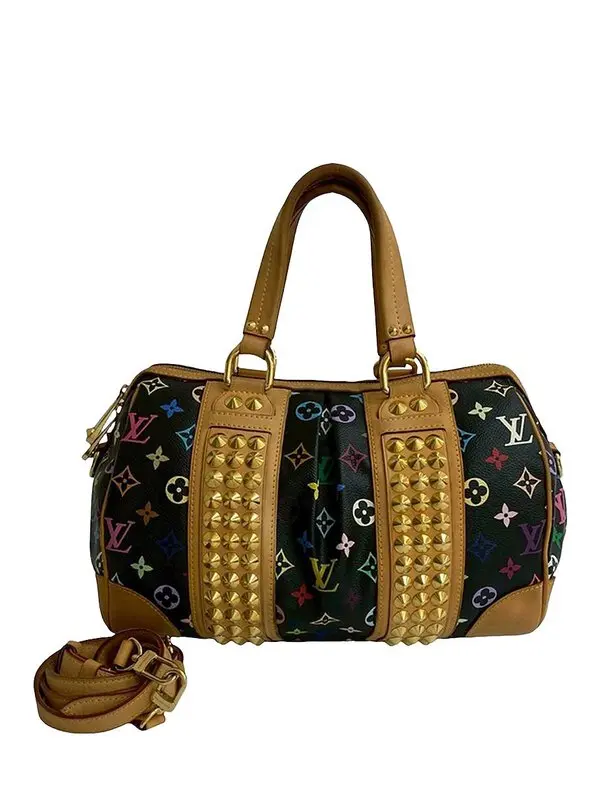 LOUIS VUITTON 2009-2010 Monogram Multicolore Courtney Mm Satchel - Black