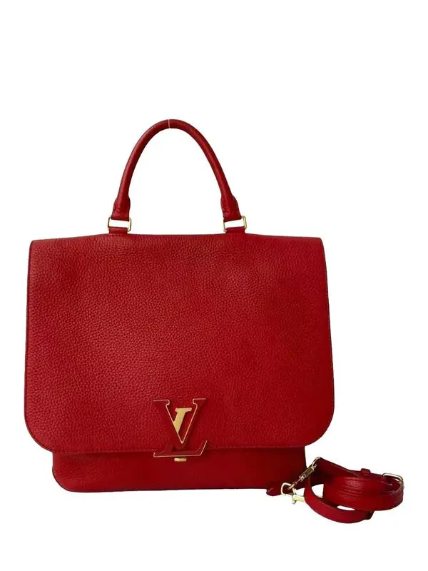 LOUIS VUITTON 2015 Taurillon Volta Satchel - Red