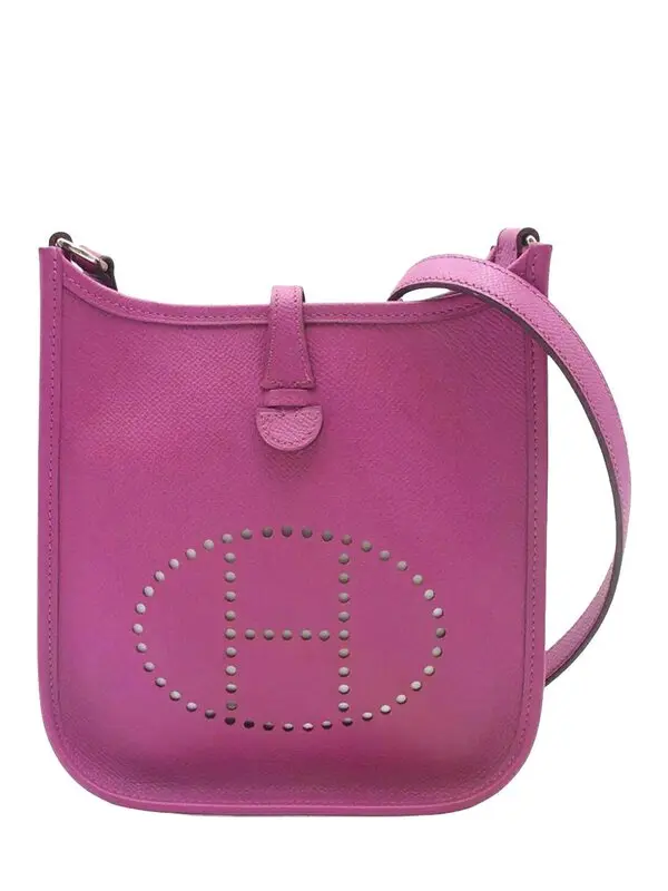 Hermès 2004 Epsom Evelyne Tpm Crossbody Bag - Purple