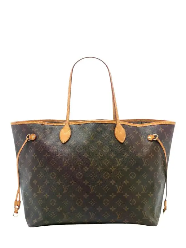 LOUIS VUITTON 2012 Monogram Neverfull Gm Tote Bag - Brown