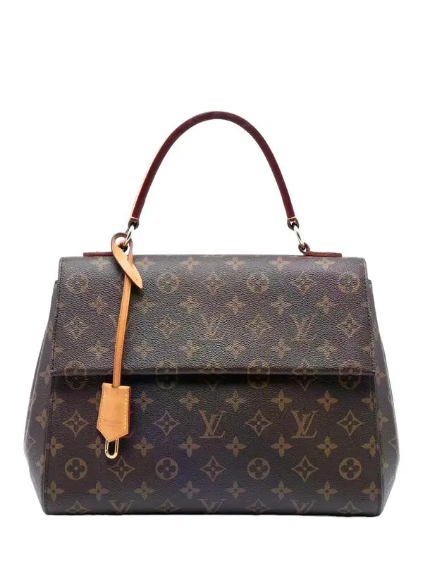 LOUIS VUITTON 2017 Cluny Mm Satchel - Brown