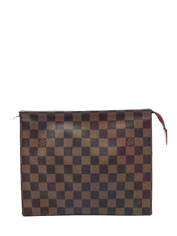 LOUIS VUITTON 1990-2010 Damier Ebene Toiletry Pouch 26 - Brown
