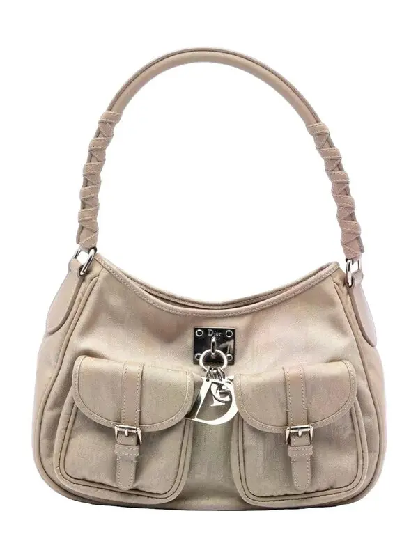 Dior 2007 Diorissimo Trotter Charm Shoulder Bag - Brown