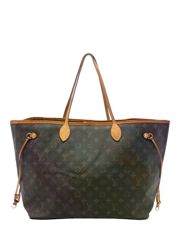 LOUIS VUITTON 2009 Monogram Neverfull Gm Tote Bag - Brown