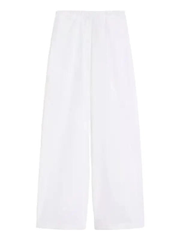 Max Mara Elasticated-waist Trousers - White