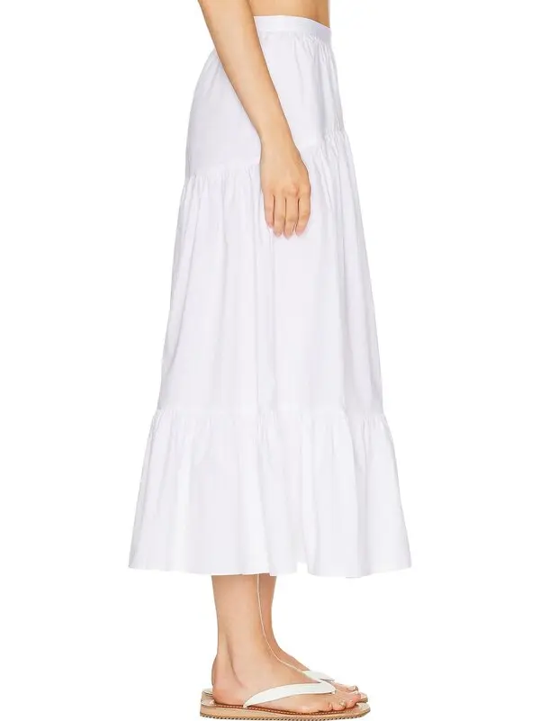 Solid & Striped The Indra Skirt - Optic White