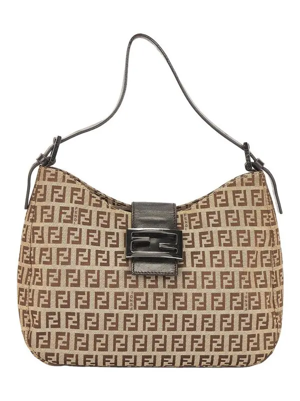 Fendi Mama Baguette Shoulder Bag - Beige