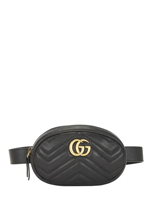 Gucci Gg Marmont Belt Bag - Black