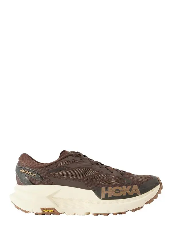 HOKA Mafate X Trail Running Sneakers - Brown
