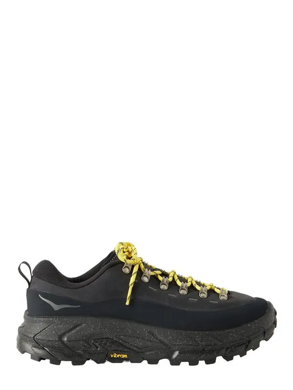 HOKA Tor Summit Nubuck And Mesh Sneakers - Black