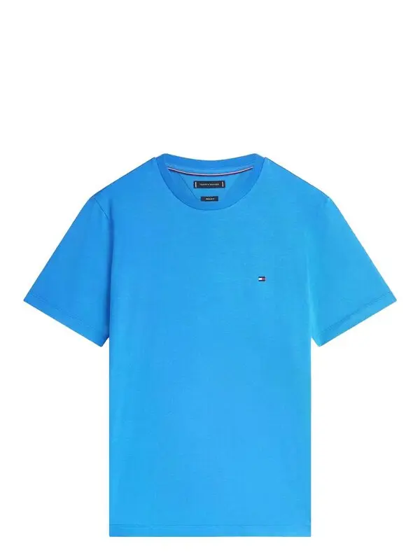 Tommy Hilfiger Logo-detail T-shirt - Blue