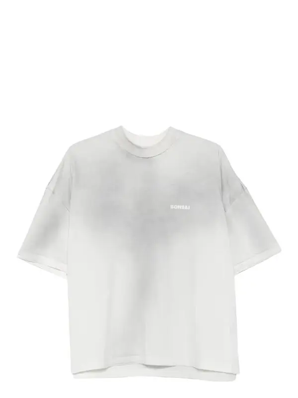 BONSAI Logo-print T-shirt - Grey