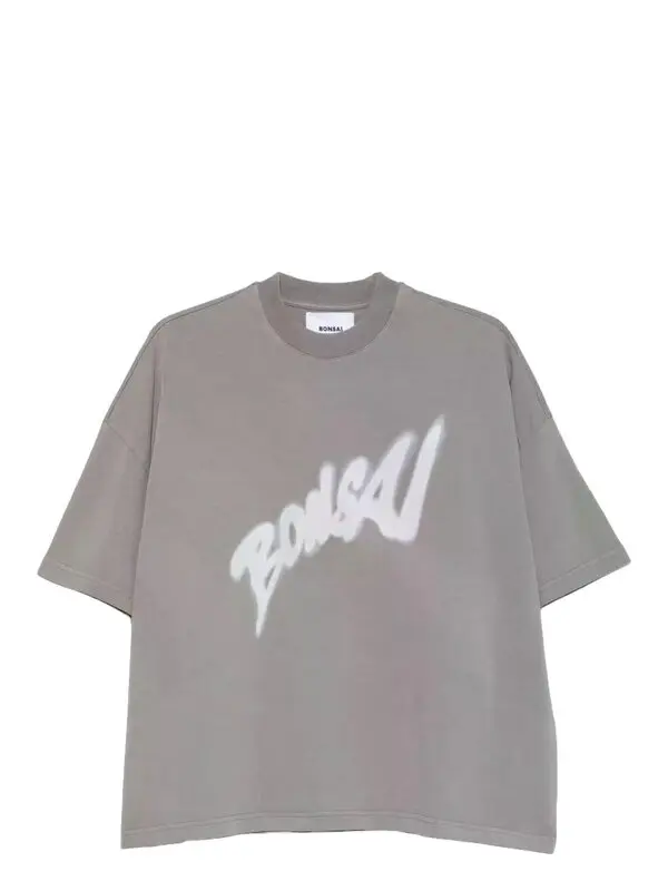 BONSAI Logo-print T-shirt - Grey