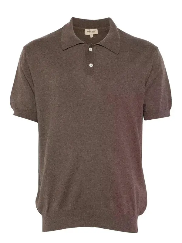 Woolrich Short-sleeve Polo Shirt - Brown