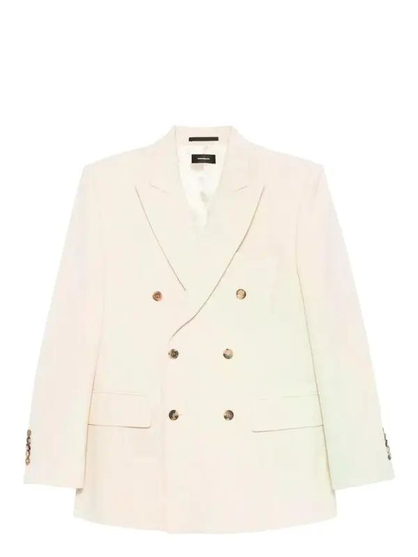 Wardrobe.NYC Double-breasted Blazer - Neutrals
