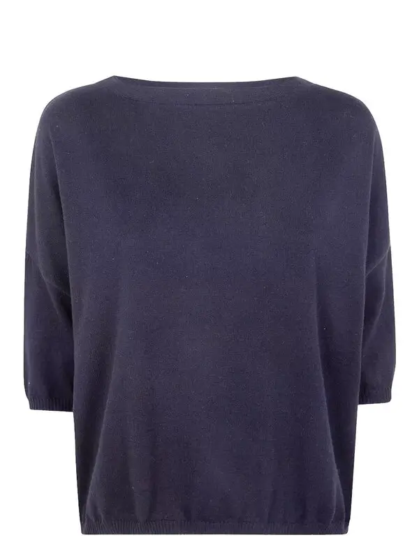 MA'RY'YA Fine-knit Sweater - Blue