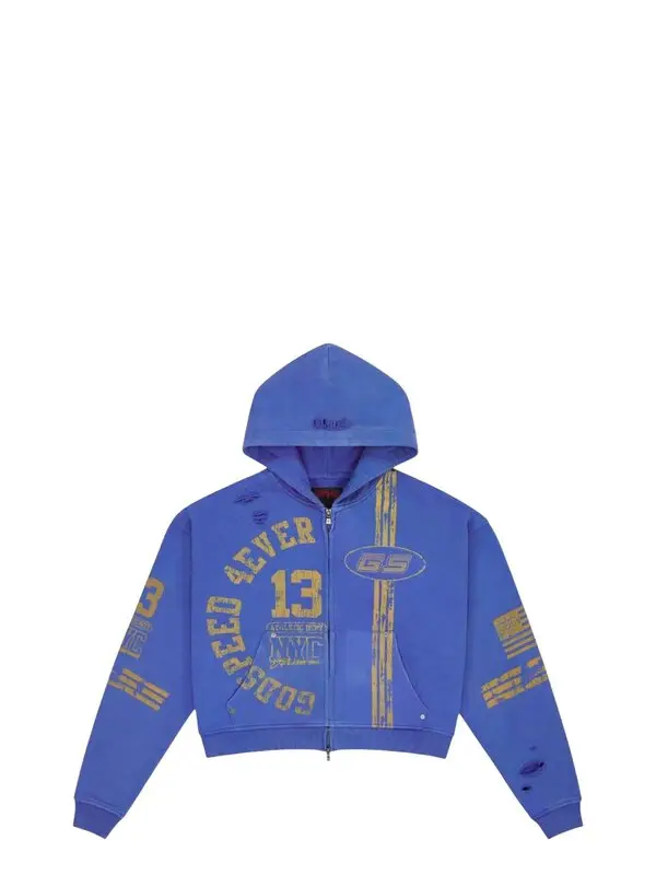 GODSPEED Zip Roadster Hoodie - Blue