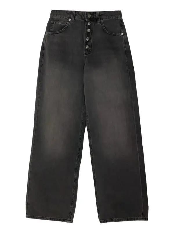 Free People Nia Button-fastening Jeans - Grey