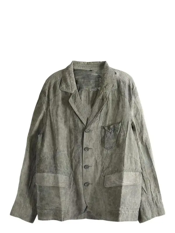 ZIGGY CHEN Patchwork Blazer - Grey