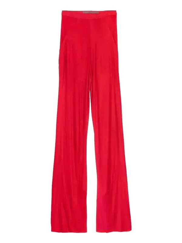 Rick Owens Bias Panelled Trousers - Red