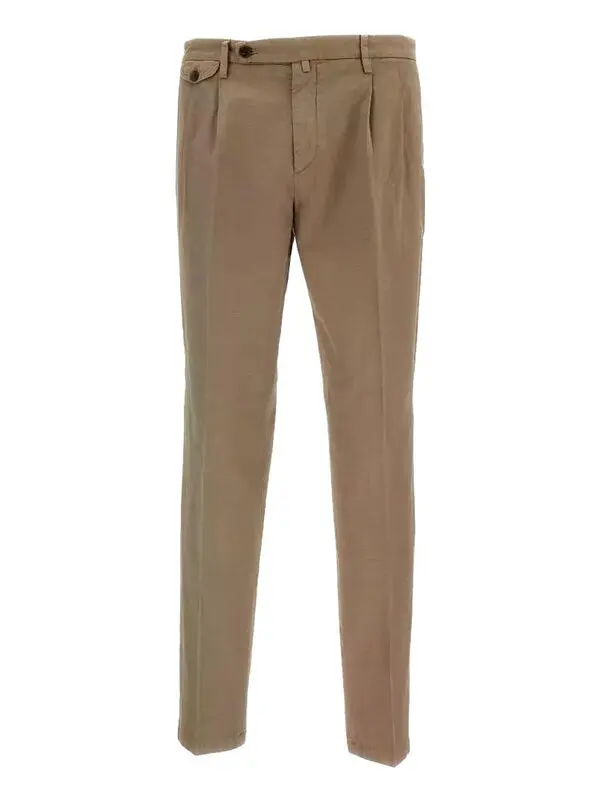 BRIGLIA 1949 Pleated Trousers - Neutrals