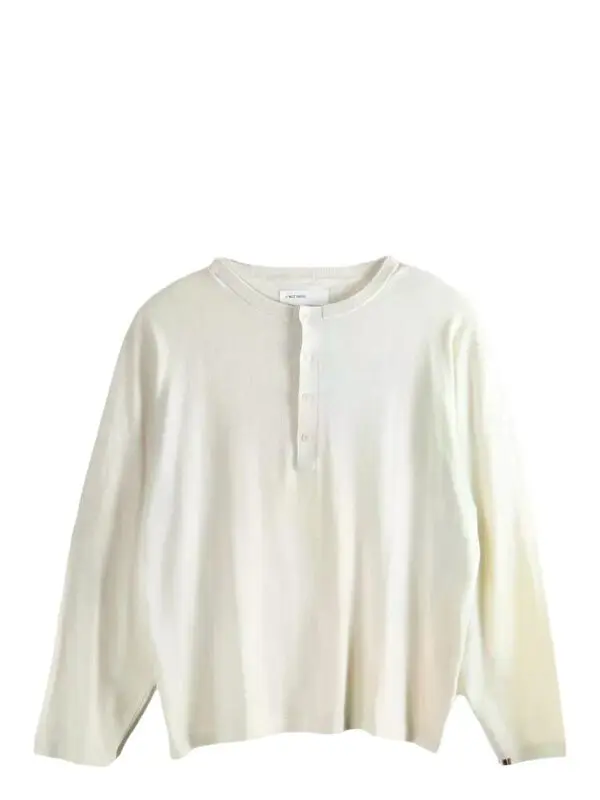 EXTREME CASHMERE X Buttoned Sweatshirt - Neutrals