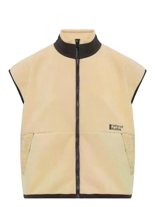 RETHINKIT STUDIOS Zip-up Gilet - Neutrals