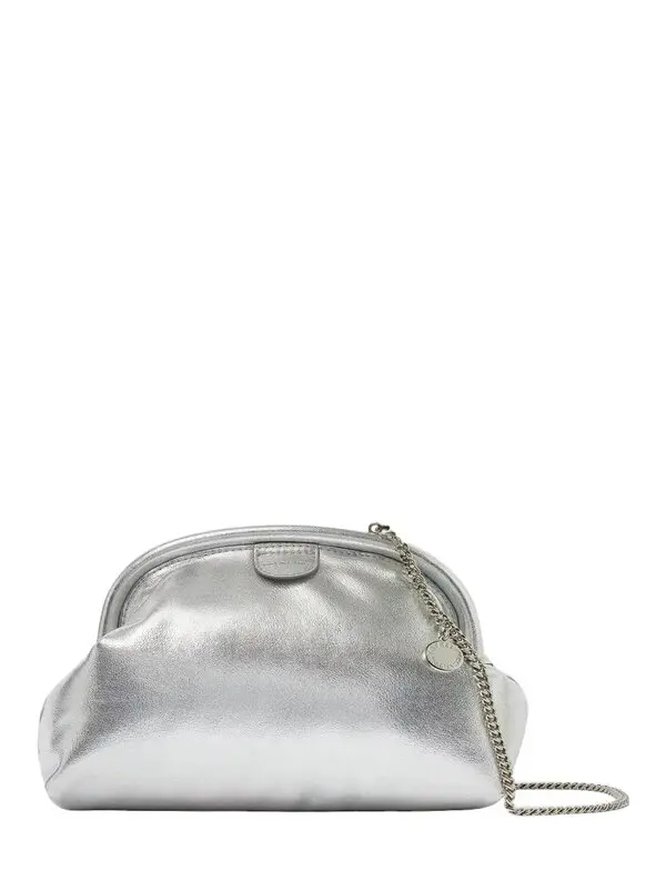 Stella McCartney Clutch Bag With Chain Strap - Silver