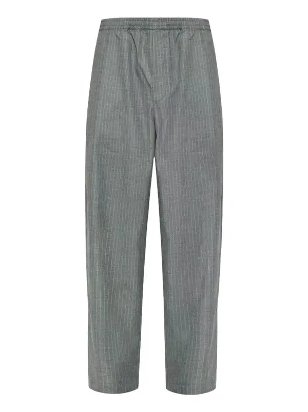 American Vintage Striped Trousers - Grey