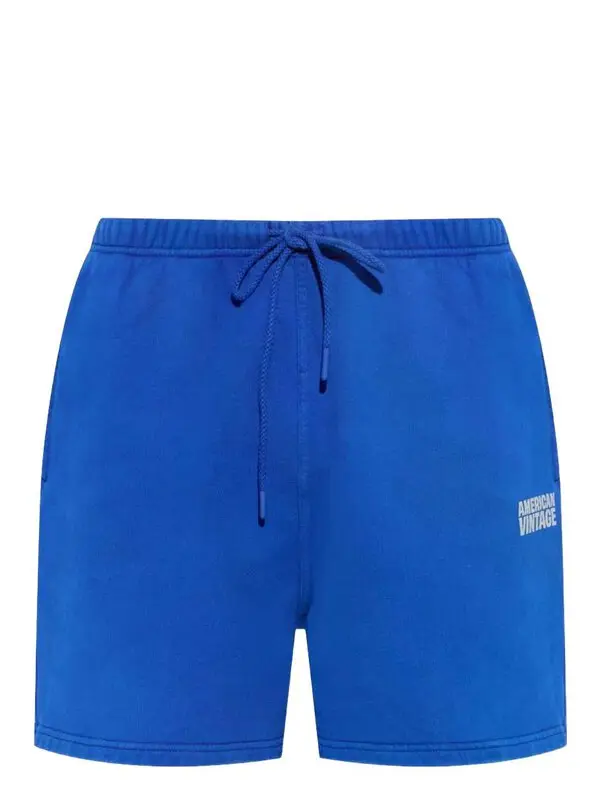 American Vintage Drawstring Shorts - Blue