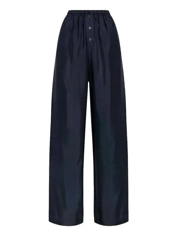 RÓHE Silk Trousers - Blue