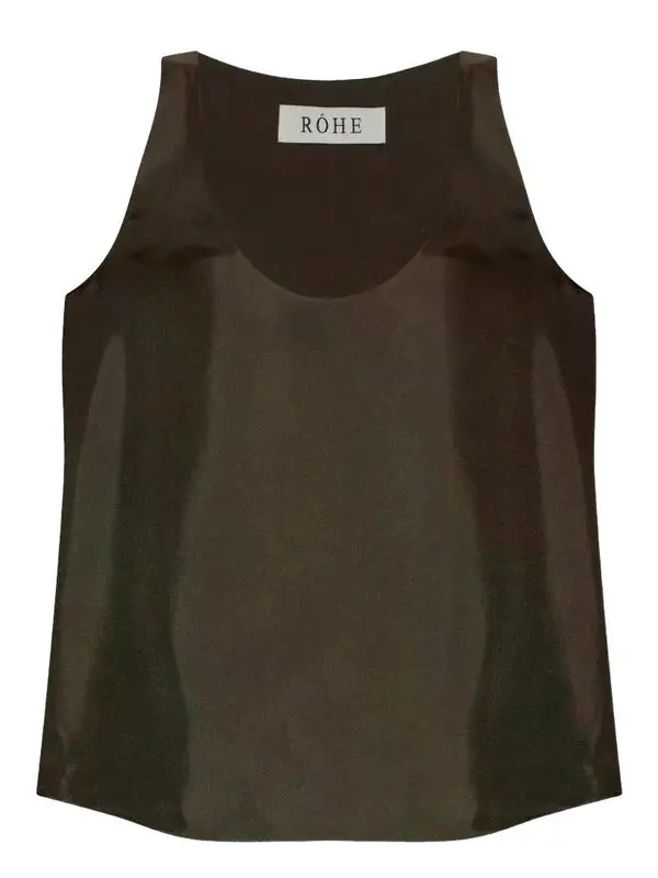 RÓHE Sleeveless Top - Brown