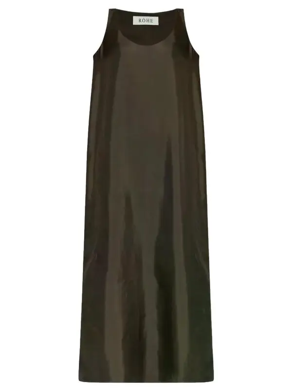 RÓHE Scoop-neck Maxi Dress - Green
