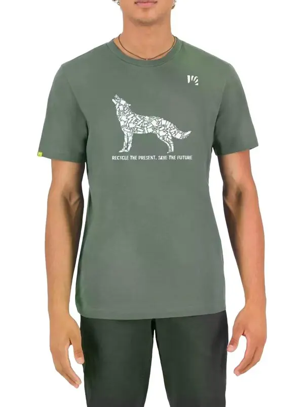 KARPOS Wild Animal Graphic-print T-shirt - Green