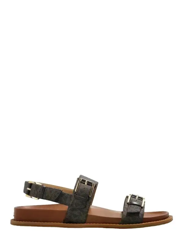 Michael Kors Nia Flat Sandals - Brown
